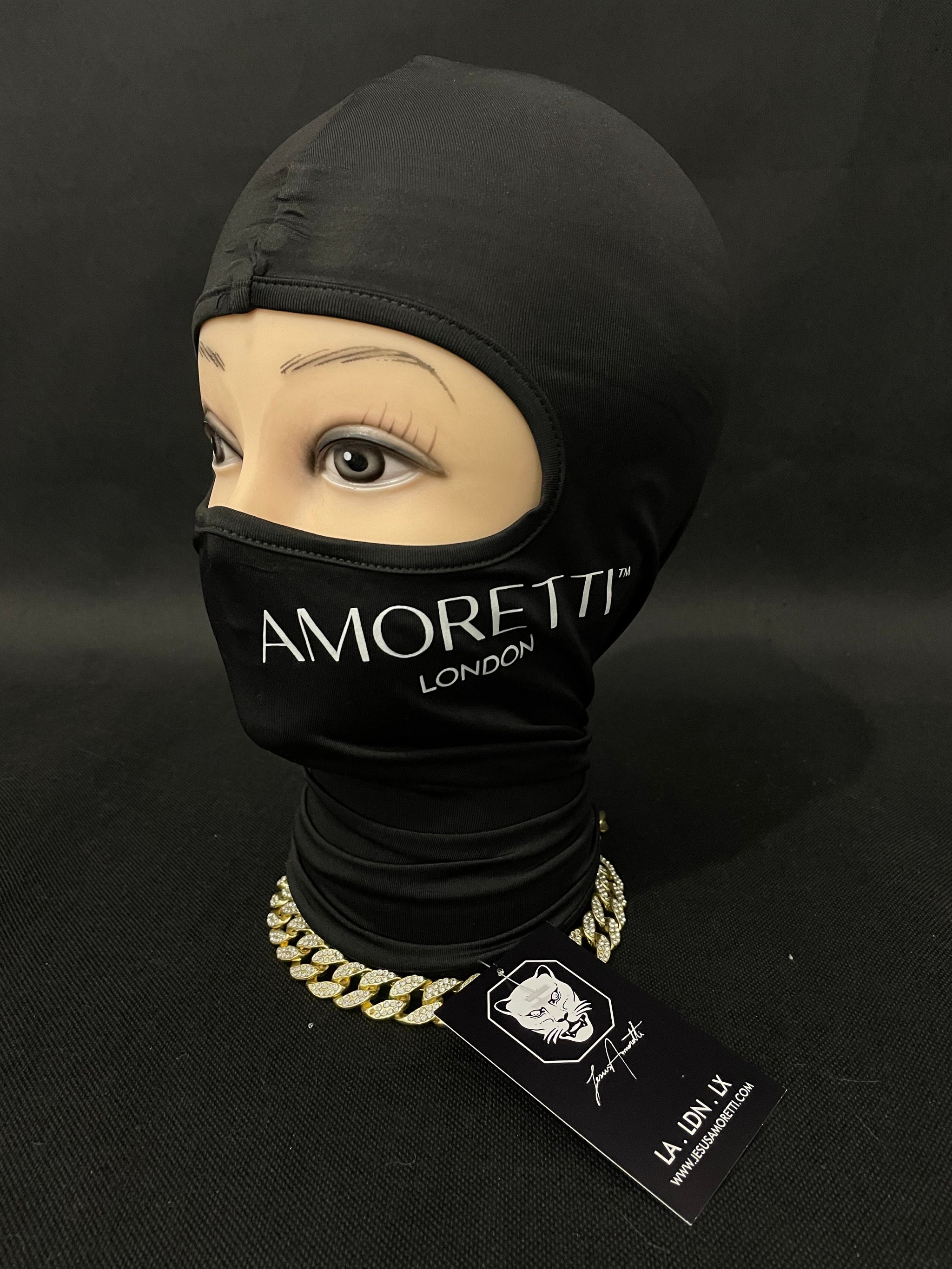 Jesus Amoretti | Balaclava Amoretti London Preta