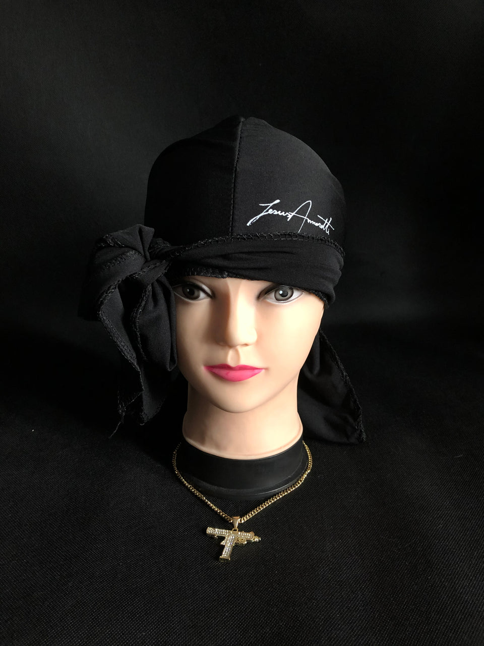Jesus Amoretti | Durag Amoretti Black
